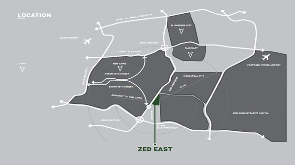 Zed East New Cairo Compound - لاكوستا العقارية lacosta real estate